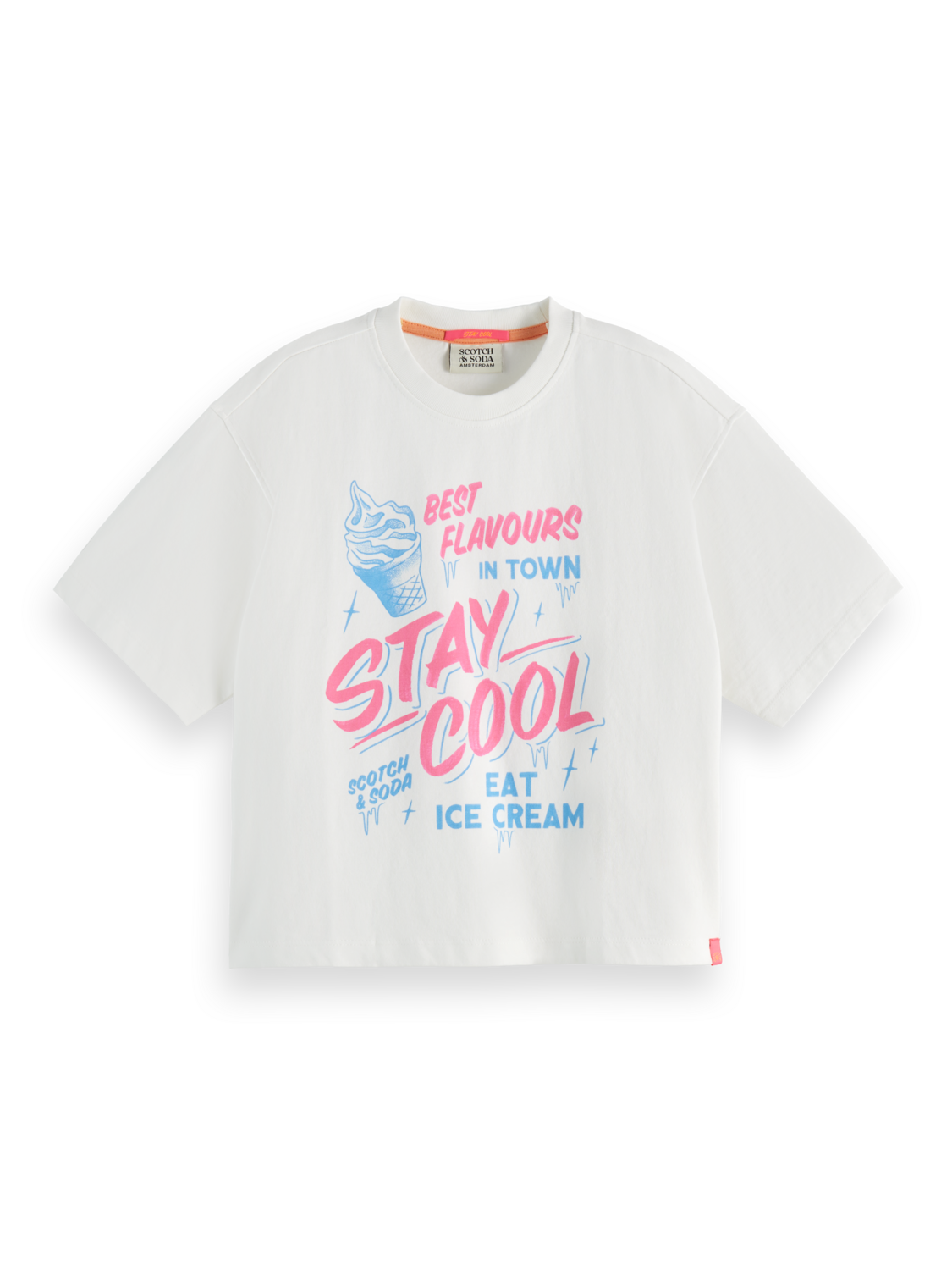 Girls' Stay Cool Loose-Fit T-Shirt – Scotch & Soda