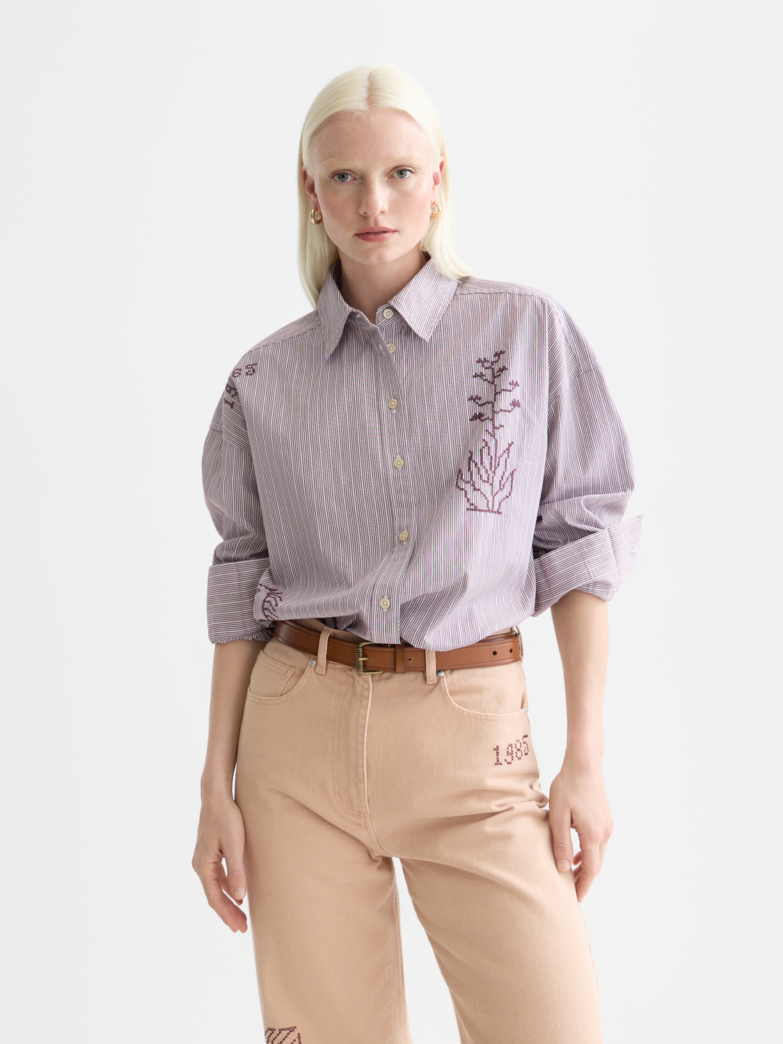 Embroidery Girlfriend Shirt – Scotch & Soda