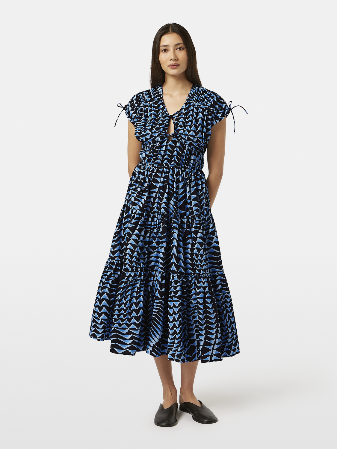 Tiered Poplin Midi Dress – Scotch & Soda